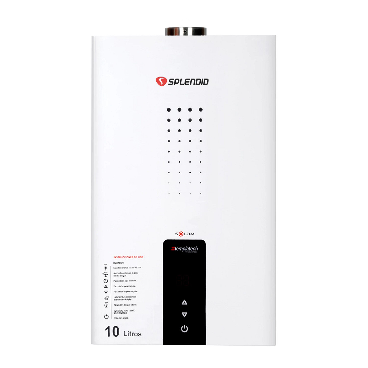 Calefón Splendid Tiro Balanceado 10 Litros Cámara Estanca Gas Natural ...
